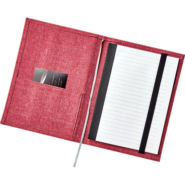 Canvas Pocket Refillable Notebook, 5" x 7" | Promotions Now