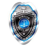 Junior Officer Foil Sticker Badge, Custom | Foremost Promotions