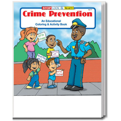 Crime Prevention Coloring Book, Stock | Foremost Promotions