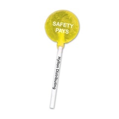 Safety Pays Design, Custom Lollipops | Foremost Promotions