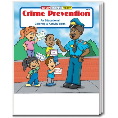 Crime Prevention Coloring Book, Stock | Foremost Promotions