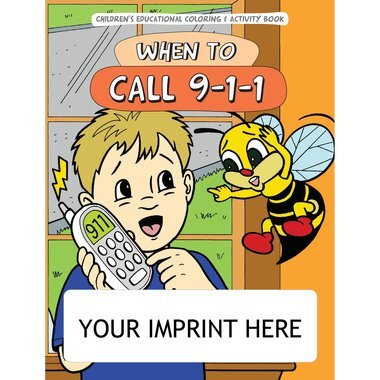 When to Call 911 Coloring & Activity Book | Foremost Promotions