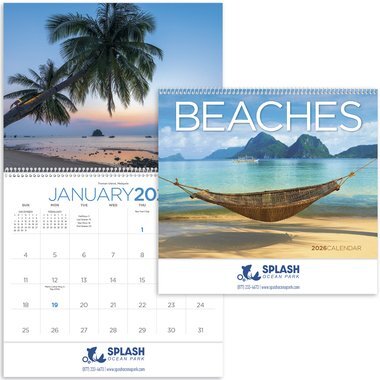 Beaches Wall Calendar | Promotions Now