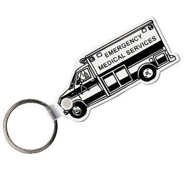 Soft Vinyl Key Tag, Ambulance | Foremost Promotions