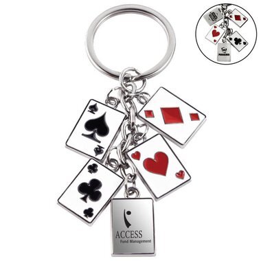 Playing Card Keychain | Promotions Now