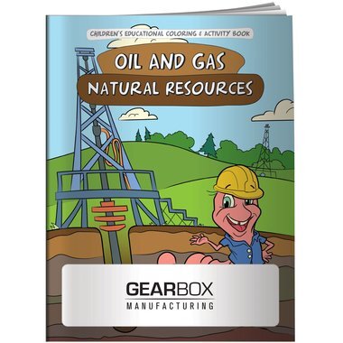 Oil & Gas Natural Resources Coloring & Activity Book | Foremost Promotions