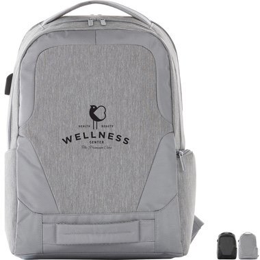 Overland 17" TSA Polycanvas Computer Backpack w/ USB Port | Promotions Now