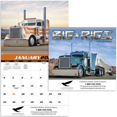 Big Rigs Wall Calendar | Promotions Now