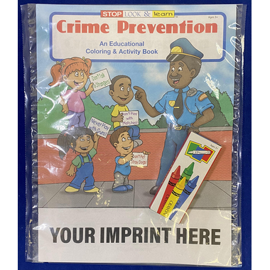 Crime Prevention Coloring Book Fun Pack | Promotions Now