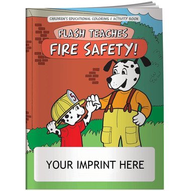 Flash Teaches Fire Safety Coloring & Activity Book | Health Promotions Now
