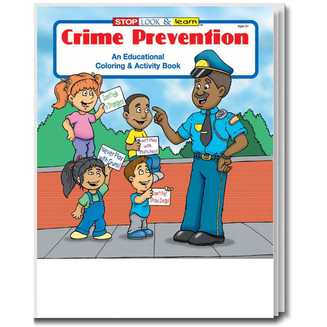 Crime Prevention Coloring Book, Stock | Foremost Promotions