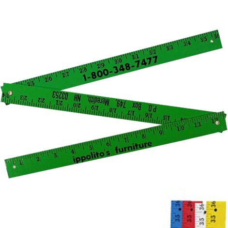 Enamel Finish Folding Yardstick | Health Promotions Now
