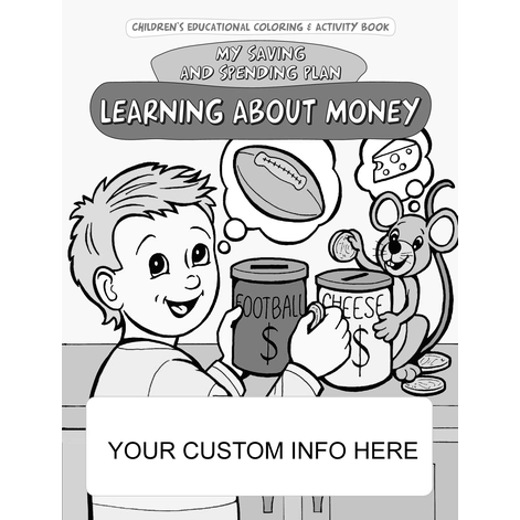 Learning About Money Coloring & Activity Book | Foremost Promotions