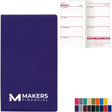 Standard Vinyl Weekly Pocket Planner | Promotions Now