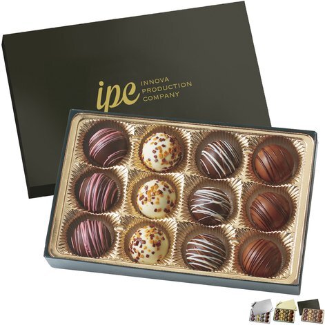 Chocolate Truffles - Assorted 12 Pack | Foremost Promotions