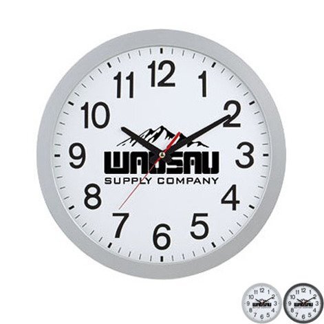 Slim Wall Clock, 12" | Foremost Promotions