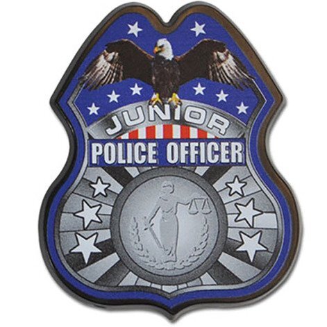 Junior Police Officer Badge, Full Color Imprint | Foremost Promotions