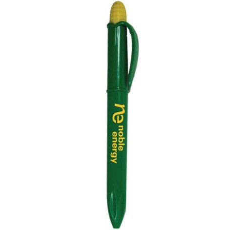 Biodegradable Clicker Corn Pen | Promotions Now