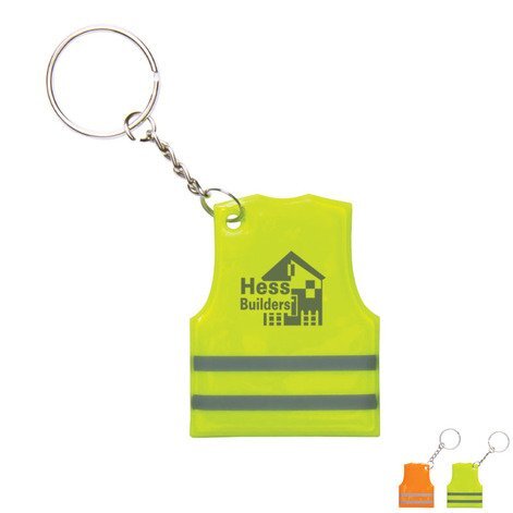 Reflective Safety Vest Keytag | Promotions Now