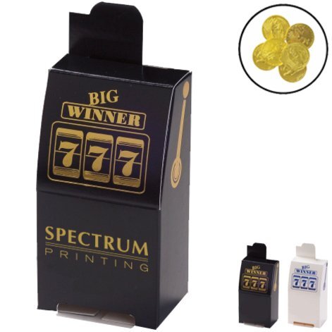 Slot Machine Box with Chocolate Coins | Promotions Now