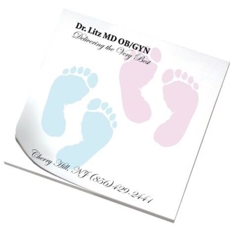 Sticky Pads, Foot Prints | Health Promotions Now