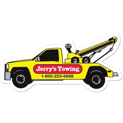Tow Truck Wrecker Shaped Magnet | Promotions Now