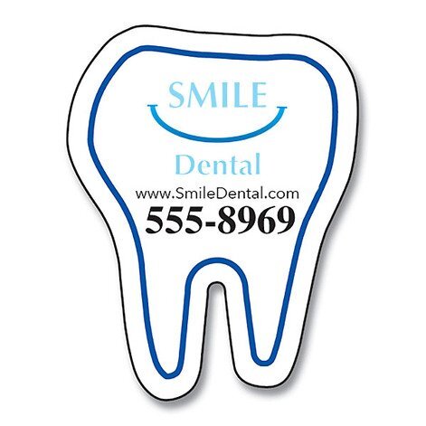 Tooth Shape Magnet, Small | Promotions Now