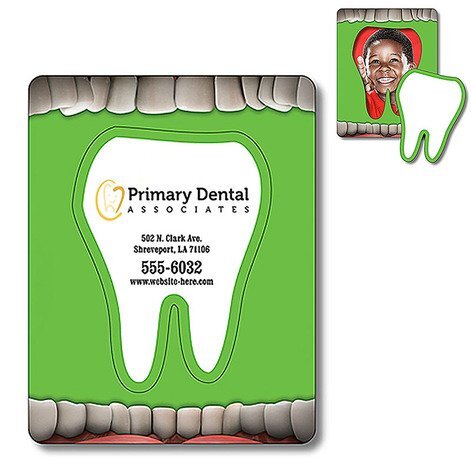 Tooth Punch Out Picture Frame Magnet | Health Promotions Now