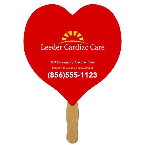 Heart Shape Hand Fan | Promotions Now
