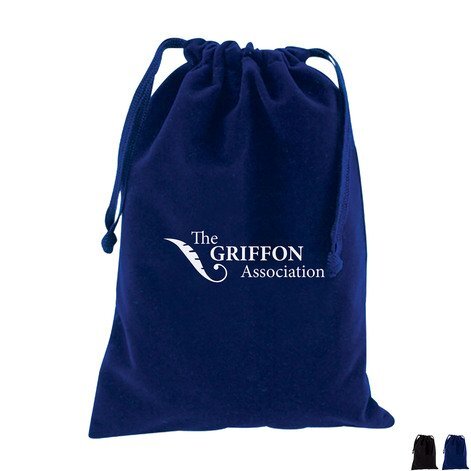 Velour Drawstring Pouch, 5" x 7" | Promotions Now