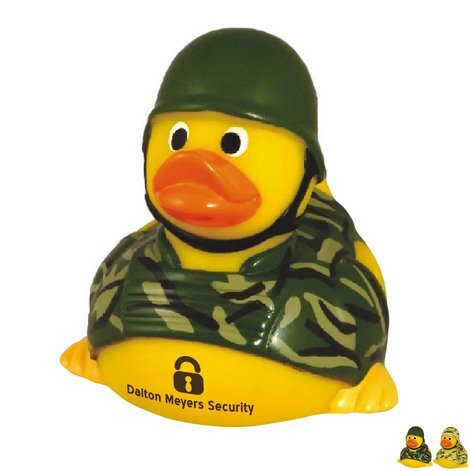 Military Soldier Rubber Duck | Foremost Promotions
