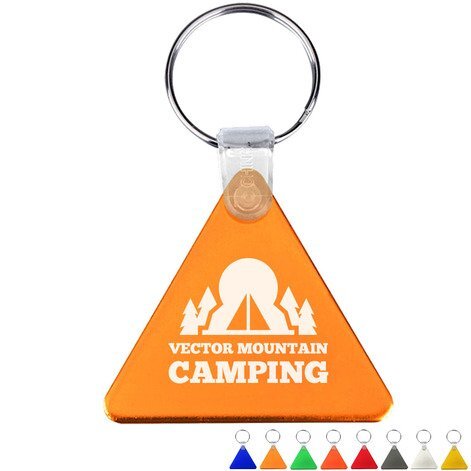 Triangle Shaped Metal Key Holder | Foremost Promotions