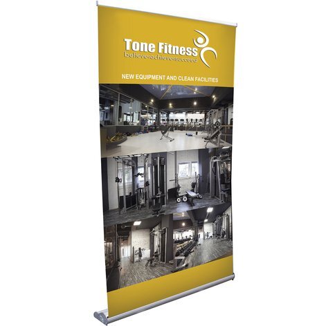 Stratus Opaque Fabric Retractor Banner Kit, 48" | Promotions Now