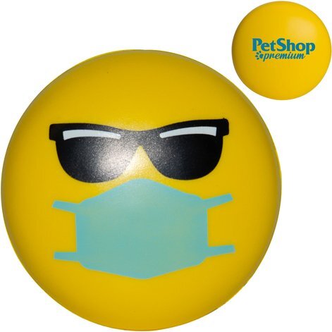Cool Emoji PPE Mask Stress Reliever | Health Promotions Now