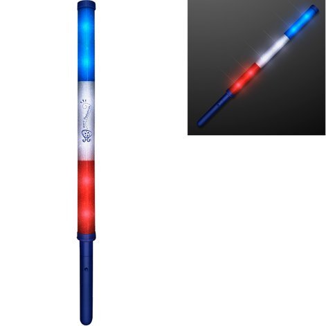 Red White & Blue LED Light Baton | Foremost Promotions