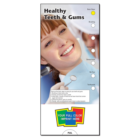 Healthy Teeth & Gums Slide Chart | Foremost Promotions