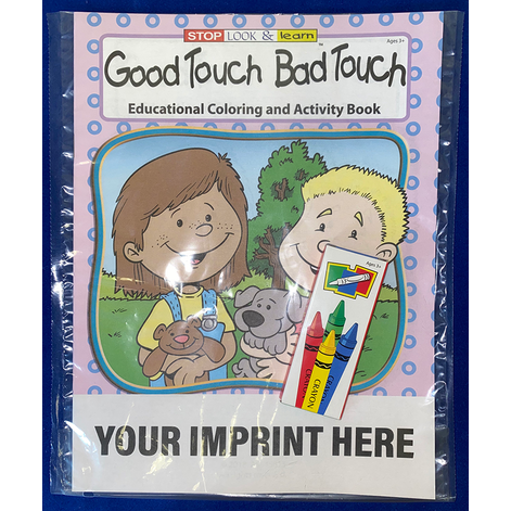 Good Touch Bad Touch Coloring Book Fun Pack | Foremost Promotions