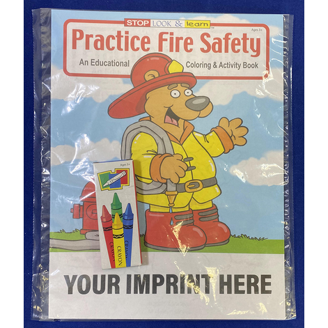 Practice Fire Safety Coloring Book Fun Pack | Foremost Promotions