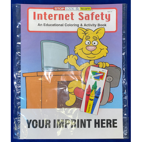 Internet Safety Coloring Book Fun Pack | Promotions Now