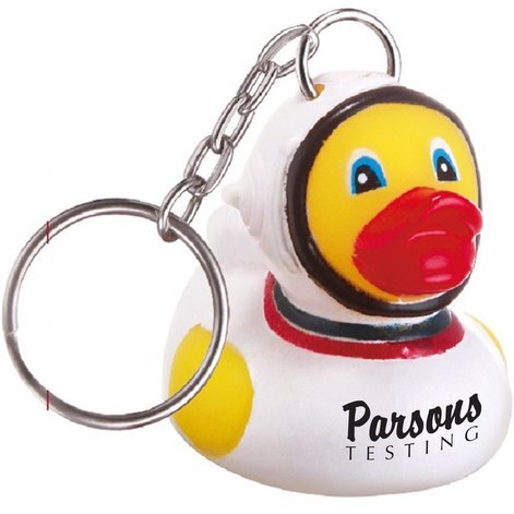 Astronaut Rubber Duck Key Chain | Promotions Now