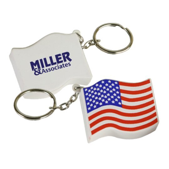 US Flag Stress Reliever Key Chain | Promotions Now