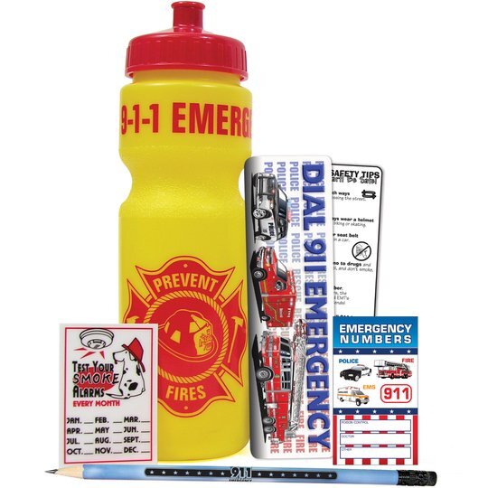 Fire Prevention 28oz. Sport Bottle Kit, Stock | Foremost Promotions