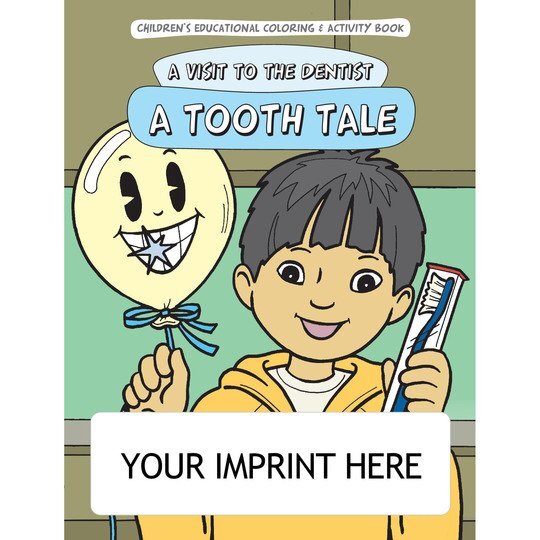 Visit to the Dentist Coloring & Activity Book | Health Promotions Now