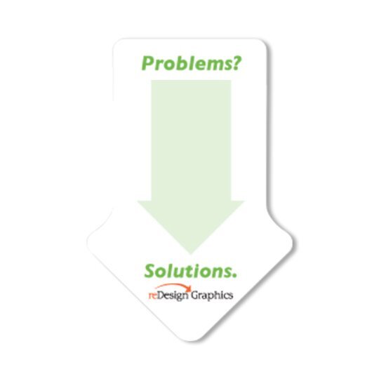 Post-it® XL Custom Printed Die-Cut Notes - Arrow Shape | Promotions Now