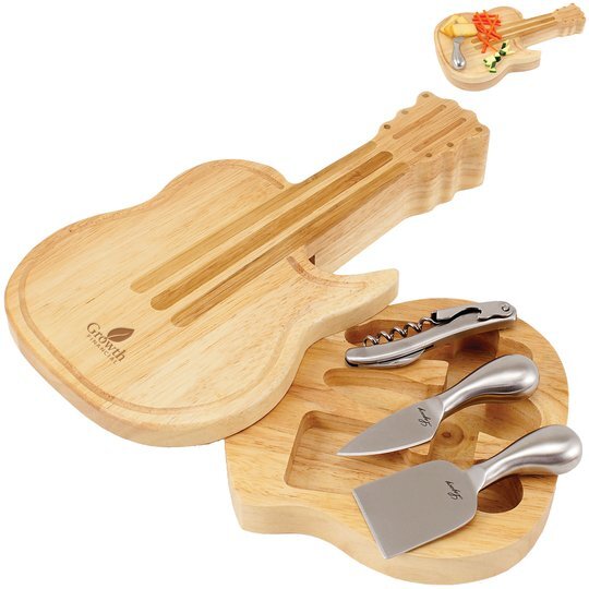 Guitar Cheese Board Set | Foremost Promotions