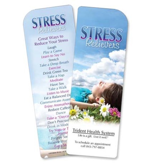 Stress Relievers Bookmark | Promotions Now