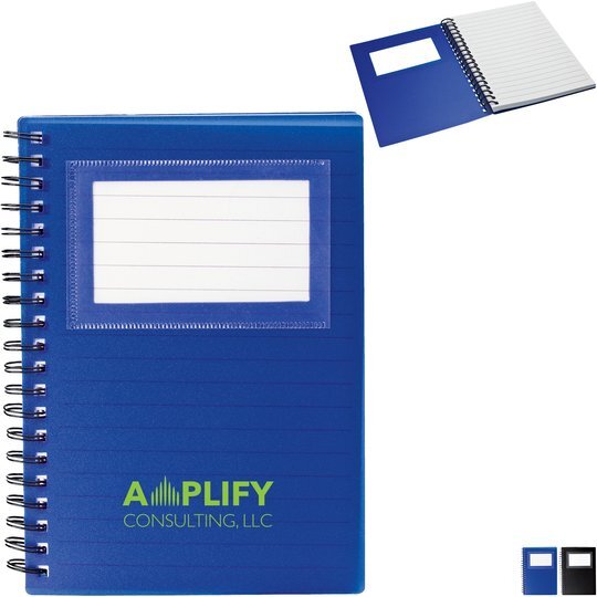 Business Card Holder Notebook, 5-3/8" x 7" | Foremost Promotions
