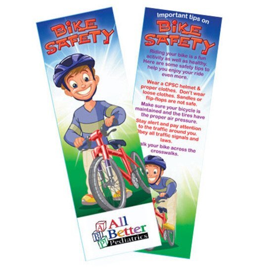 Bike Safety Bookmark | Promotions Now