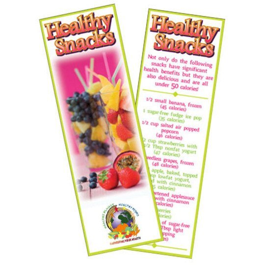 Healthy Snacks Bookmark | Promotions Now