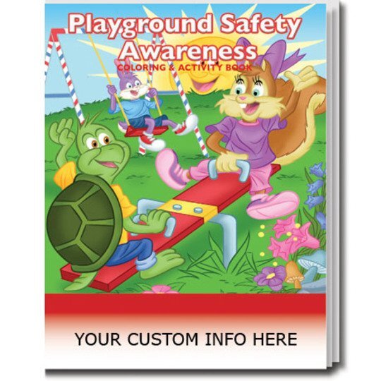 Playground Safety Awareness Coloring & Activity Book | Health ...